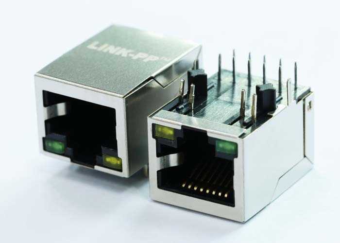 ARJM11B1-805-KK-EW4はLEDsが付いている港のイーサネットRJ45メス コネクタを選抜します